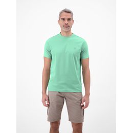 Lerros Herren T-Shirt "T-Shirt in Cool & Dry Qualit&auml;t", gr&uuml;n, Gr. L, 75% Baumwolle, 25% Polyester, Shirts, Feuchtigkeitsregulierend, hoher