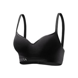 active by Lascana LASCANA ACTIVE Damen Sport-Push-up-BH, Gr. 75, schwarz, Microtouch, Obermaterial: 85% Polyamid, 15% Elasthan, BHs, mit B&uuml;gel und eingearbeiteten