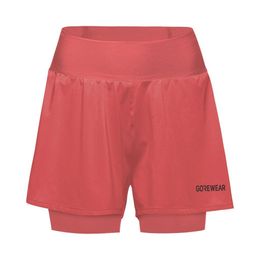 Gore Concurve 3&rdquo; 2 in 1 Shorts Bekleidung Damen rot