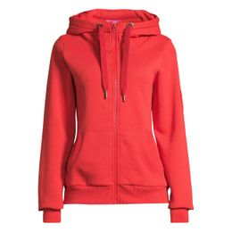 SALZHAUT Damen Sweatjacke "Sweatjacke S&Ouml;&Ouml;TE", rot, Gr. M, Obermaterial: 55% Baumwolle CO. 45% Polyester PES., Sweatjacken