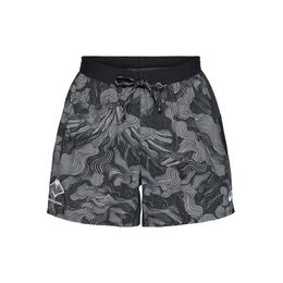 asics Sportshorts 'Fujitrail' Herren Gr&ouml;&szlig;e L grau / schwarz / wei&szlig;