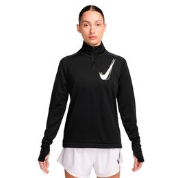 Nike Swoosh Lauf-Midlayer Bekleidung Damen schwarz