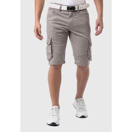 Cipo & Baxx CIPO & BAXX Herren Stoffhose "Hosen", grau, Gr. 33, gestreift, 41% Baumwolle, 37% Polyester, 20% Viskose, 2% Elasthan, Hosen, im Streifen-Look