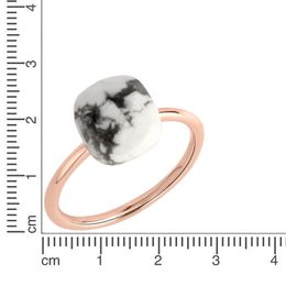 JAMELLI Damen Fingerring "925/- Sterling Silber", 060 (19,1), 2,43, Silber 925 (Sterlingsilber), rot, Silber 925 (Sterlingsilber), Fingerringe