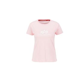 Damen T-Shirt "New Basic T-Shirt BL W", pink, Gr. XS, Alpha Industries, Obermaterial: 100% Baumwolle, Shirts