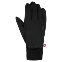 Reusch Damen Skihandschuhe "Walk STORMBLOXX TOUCH-TEC", schwarz, Gr. 10, mehrfarbig, 82% Polyamid, 14% Elasthan, 4% Lederimitat, Handschuhe, mit