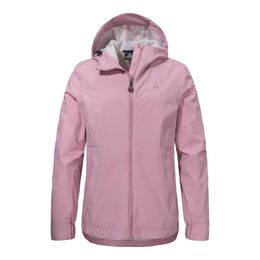 Sch&ouml;ffel SCH&Ouml;FFEL Damen Regenjacke "Jacket Style Bohorok WMS", rosa, Gr. 36, Obermaterial: 100% Polyester, Jacken, &Uuml;bergangsjacke mit wasserdichter Membran