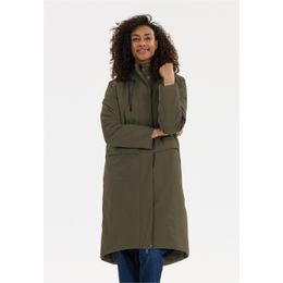 WHISTLER Damen Outdoorjacke "Tautona"dunkelgr&uuml;n, grau, Gr. 46, unifarben, 100% Polyester, Jacken, mit wasserdichter Membran