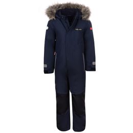 Trollkids M&auml;dchen Schneeoverall "KIDS KIRKENES SNOWSUIT", blau, Gr. 80, Obermaterial: 100% Polyester. Wattierung: 100% Polyester, Overalls, f&uuml;r