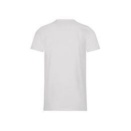 TRIGEMA Damen T-Shirt "TRIGEMA Slim Fit T-Shirt aus DELUXE Baumwolle", wei&szlig;, Basic, Gr. L, Single Jersey, 100% Baumwolle, Shirts