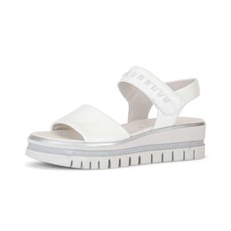 Gabor Damen Riemchensandale "Riemchensandale", Gr. 40,5, wei&szlig;, Schuhe
