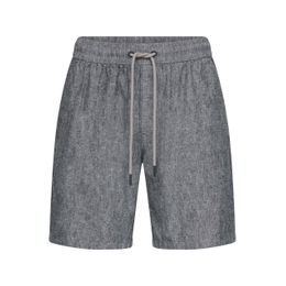 Leinenhose Blend "Leinenhose BHAban", Herren, Gr. XXL, N-Gr, blau (salute), Obermaterial: 70% Baumwolle CO. 30% Leinen LI., Hosen