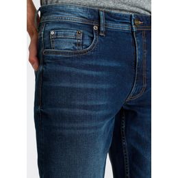 AJC Herren Straight-Jeans, blau, Gr. 32, unifarben, Denim/Jeans, Obermaterial: 98% Baumwolle, 2% Elasthan, Jeans, gerade geschnitten,