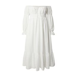 Cita Maass Kleid 'Broderie Anglaise ' Damen Gr&ouml;&szlig;e 52 wei&szlig; Winterkleid