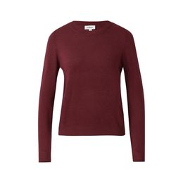 Strickpullover s.Oliver, Damen, Gr. 38, dunkelrot, Obermaterial: 72% Viskose, 28% Polyester, unifarben, regular fit taillenbedeckt, ohne Ausschnitt, Rippb&uuml;ndchen, Pullover Strickpullover, mit Stehkragen