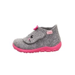 Superfit M&auml;dchen Hausschuh "HAPPY OCTI, WMS: mittel", Gr. 25, bunt, Filz, Schuhe, Babyschuh mit Klettverschluss, Gr&ouml;&szlig;enschablone zum Download