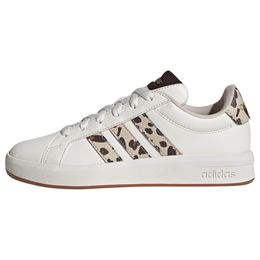 adidas Sportswear Sportschuh 'Grand Court 3.0' Jungen Gr&ouml;&szlig;e 36 nude / dunkelbraun / wei&szlig;