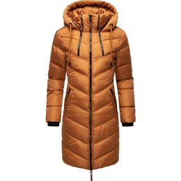 Marikoo Damen Wintermantel "Armasa", braun, Gr. XS, Oberstoff: 100% Polyester; Futter: 100% Polyester; Wattierung: 100% Polyester; &Auml;rmelfutter: 100%