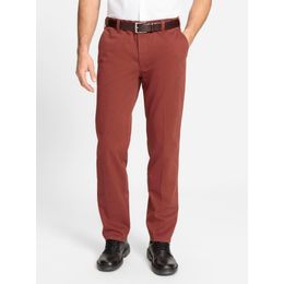 Br&uuml;hl BR&Uuml;HL Herren Webhose, rot, Gr. 48, unifarben, 98% Baumwolle, 2% Elasthan, Hosen