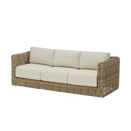 H&ouml;ffner 3-Sitzer Sofa Curacao &brvbar; braun &brvbar; Ma&szlig;e (cm): B: 223 H: 70 T: 89.0 &raquo; H&ouml;ffner