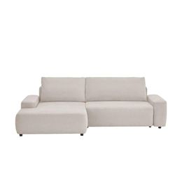 U.N.O uno Ecksofa mit Schlaffunktion Bouli &brvbar; beige &brvbar; Ma&szlig;e (cm): B: 264 H: 105 T: 162.0 &raquo; H&ouml;ffner
