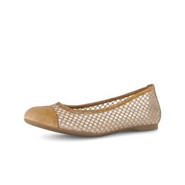 Gabor Damen Ballerina "Eleganter Ballerina", Gr. 40,5, beige, Schuhe