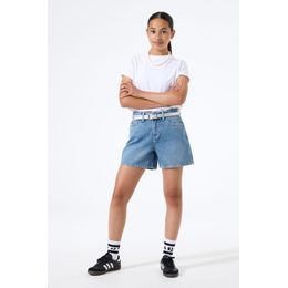 Garcia M&auml;dchen Jeansshortsmedium used, Gr. 134, unifarben, Denim/Jeans, Obermaterial: 100% Baumwolle, Jeans, im 5-Pocket-Stil, f&uuml;r Girls