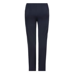 KjBRAND Damen Schlupfhose "Schlupfhose Susie in Bi-Stretch, Kammgarnoptik", blau, Gr. 27, Web, Obermaterial: 63% Polyester, 35% Viskose, 2% Elasthan,