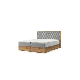 maison de r&ecirc;ve Boxspringbett mit Stauraum Ukiyo &brvbar; grau &brvbar; Ma&szlig;e (cm): B: 149 H: 105 &raquo; H&ouml;ffner