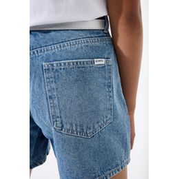 Garcia M&auml;dchen Jeansshortsmedium used, Gr. 128, unifarben, Denim/Jeans, Obermaterial: 100% Baumwolle, Jeans, im 5-Pocket-Stil, f&uuml;r Girls