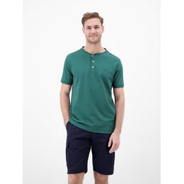 Lerros Herren T-Shirt "T-Shirt mit Rundkragen und Cool & Dry Funktion"soft teal, Gr. XXXL, 75% Baumwolle, 25% Polyester, Shirts