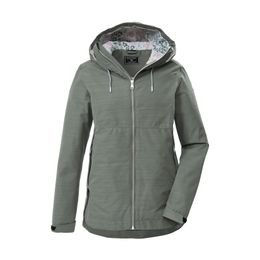 Killtec Damen Funktionsjacke "KOS 62 WMN JCKT"gr&uuml;n, Gr. 44, Obermaterial: 100% Polyester.Futter: 100% Polyester, Jacken, Leichte, wasserdichte