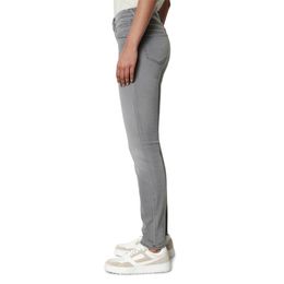Marc O'Polo Damen Slim-fit-Jeans "aus Organic Cotton-Mix", grau, Gr. 32, MARC O'POLO DENIM, unifarben, Obermaterial: 92% Baumwolle, 6% Elastomultiester, 2%
