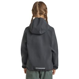 Jack Wolfskin Kinder Softshelljacke "FOURWINDS JACKET KIDS", schwarz, Gr. 116, Obermaterial: 100% Polyester. Futter:100% Polyester, Jacken