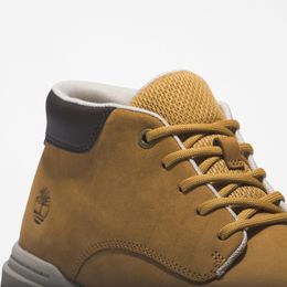 Timberland Herren Schn&uuml;rboots "SENECA BAY - MID LACE SNEAKER", Gr. 42, gelb, Leder, Schuhe, Winterstiefel, Schn&uuml;rstiefel, Winterschuhe