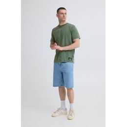 Blend Herren Rundhalsshirt "Rundhalsshirt BHKeelan", gr&uuml;n, Gr. M, Obermaterial: 100% Baumwolle CO., Shirts