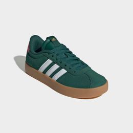 Damen Sneaker "VL COURT 3.0", adidas Sportswear, Gr. 41, gr&uuml;n, Leder, Synthetik, Schuhe, inspiriert vom Design des adidas samba