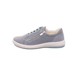 Legero Damen Sneaker "TANARO 5.0", Gr. 40, blau, Veloursleder, unifarben, Schuhe, Komfortschuh, Freizeitschuh, Schn&uuml;rschuh mit Rei&szlig;verschluss