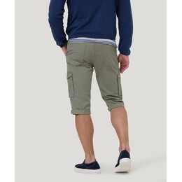 Herren Cargobermudas "Carlo", gr&uuml;n, Gr. 42, Pioneer Authentic Jeans, Twill, Obermaterial: 98% Baumwolle, 2% Elasthan, Hosen, Sommerhose