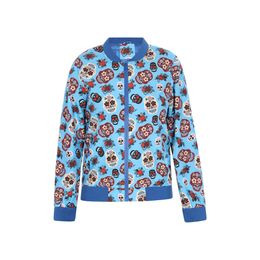 ALEKO &Uuml;bergangsjacke Damen Gr&ouml;&szlig;e L beige / blau / rot / schwarz Sommerjacke
