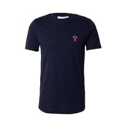 LINDBERGH T-Shirt Herren Gr&ouml;&szlig;e L navy / gelb / rot / wei&szlig;