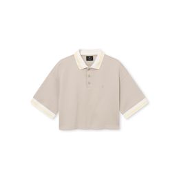Johnny Urban Cropped Poloshirt 'Abbie' Damen Gr&ouml;&szlig;e XL creme / sand