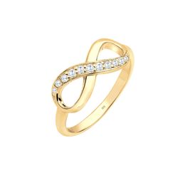 Elli Ring 'Infinity' Damen Gr&ouml;&szlig;e 56 gold / transparent