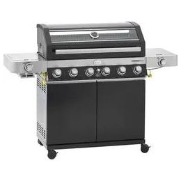 R&ouml;sle Gasgrill R&Ouml;SLE "BBQ-Station VIDERO, 25527", schwarz, B:157cm H:117,5cm T:57cm, Grills, G6-S Schwarz, 6 Brenner, extra Primezone/Seitenbrenner, VARIO+