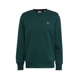 Gant Sweatshirt male size 4XL/5XL Silver grey / Fir / Red