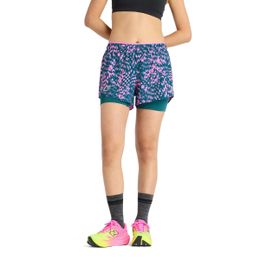 New Balance London Edition RC Printed 3 Inch 2-in-1 Short Damen