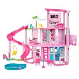Puppenhaus Barbie "Traumvilla", bunt, Puppenh&auml;user, Kinder, Kunststoff, mit 3 Etagen, Licht- und Soundeffekt, Wendelrutsche, Balkon und Pool