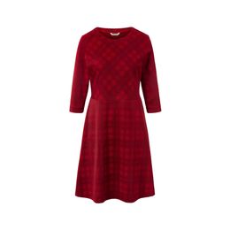 Tchibo - Kariertes Jacquard-Kleid - Damen - Gr. M - rot/kariert