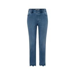 Tchibo - 7/8-Treggings mit Lochstickerei - Damen - Gr. 44 - dunkelblau