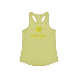 Saysky Logo Combat Pro Singlet Bekleidung Damen gelb M